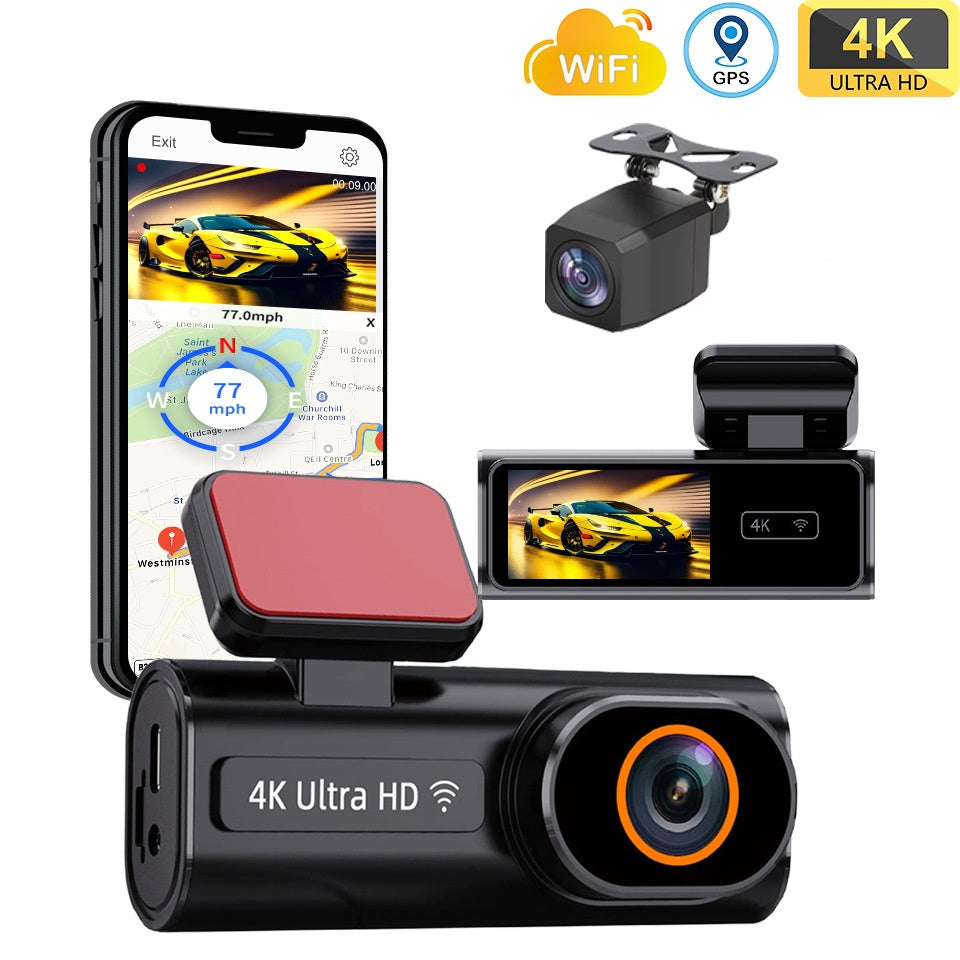 New WIFI-enabled CAR DVR With A 197-inch Display For Mobile Phone Conn ...